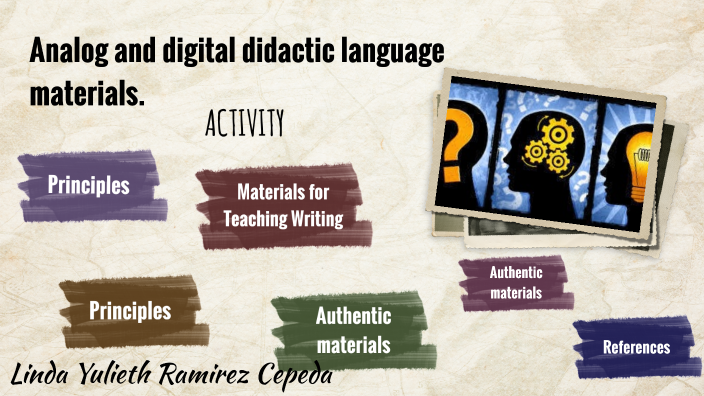 Analog and digital didactic language materials. by Linda Julieta on Prezi