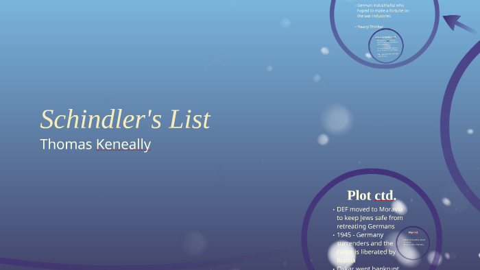 Schindler's List by Kyle Rosensteel on Prezi