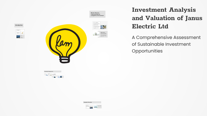 Investment Analysis and Valuation of Janus Electric Ltd by Eva Chung on ...