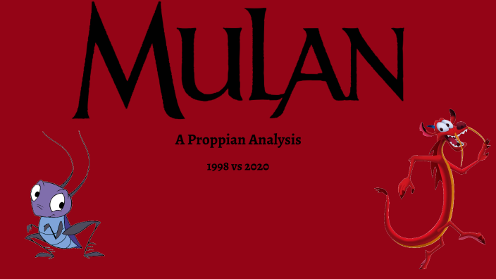 A Proppian analysis by Jennifer Stoker on Prezi