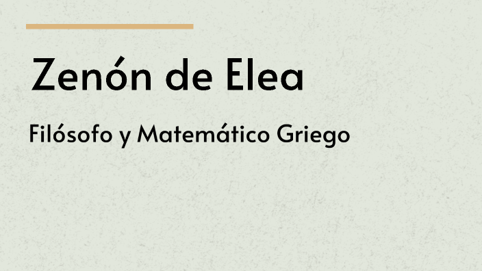 Zenón de Elea by Melitza Murillo Mosquera on Prezi