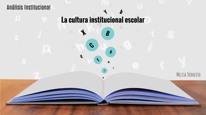 La cultura institucional escolar by Melisa Troncoso on Prezi