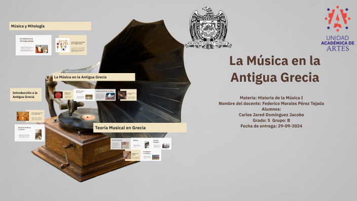 La Música en la Antigua Grecia by Jared Domínguez on Prezi