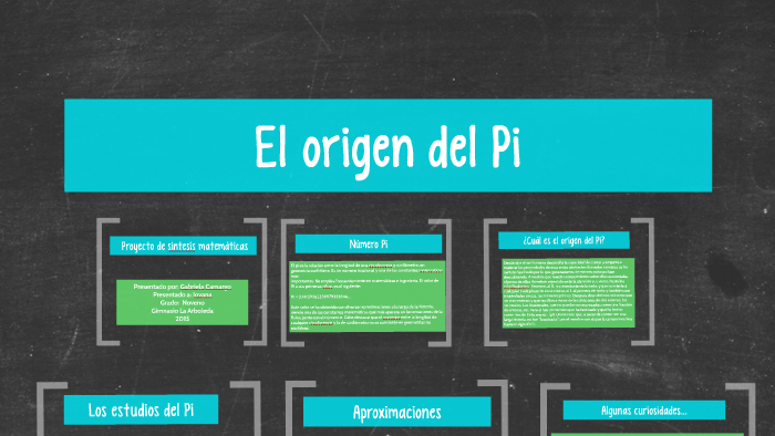 El origen del Pi by Gabriela Camarga on Prezi