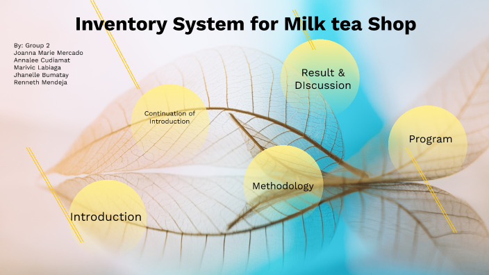 Inventory System for Milk Tea Shop by Renneth Mendeja on Prezi