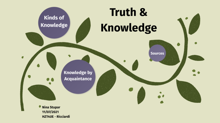The Origins of Knowledge and Truth: Summarize and Assess: Truth and ...