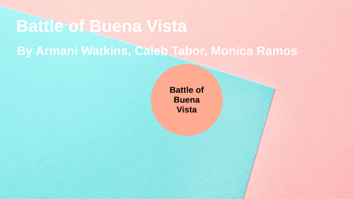 Battle of Buena Vista by CALEB TABOR on Prezi