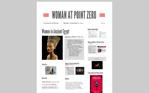 WOMAN AT POINT ZERO: by Christopher Clark