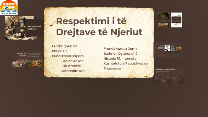 Respektimi i të Drejtave të Njeriut by ergi uuu on Prezi