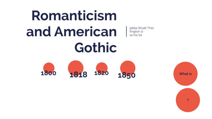 Romanticism and American Gothic by jabba chunks on Prezi