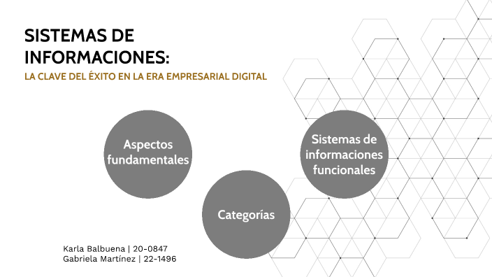 SISTEMAS DE INFORMACIONES by Karla Balbuena on Prezi