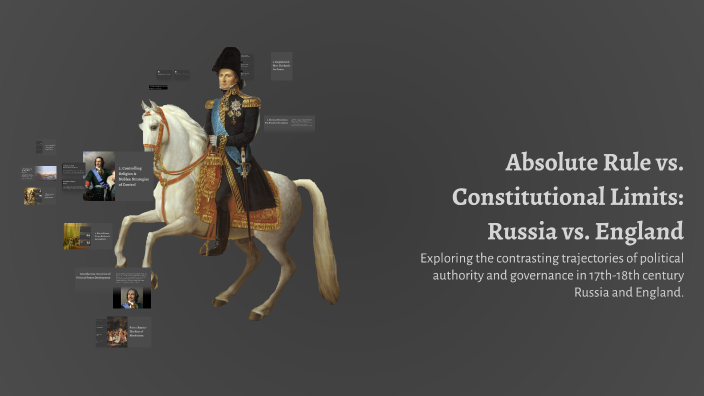 Absolute Rule vs. Constitutional Limits: Russia vs. England by Lauren ...