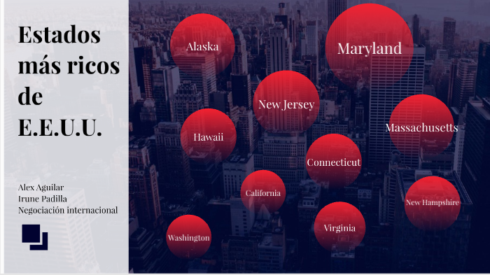 Estados más ricos de Estados Unidos by on Prezi