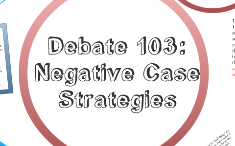 Debate 103: Negative Case Strategies by David Barringer on Prezi