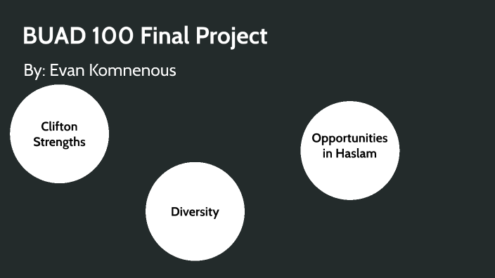 BUAD 100 Final Project by Evan Komnenous on Prezi