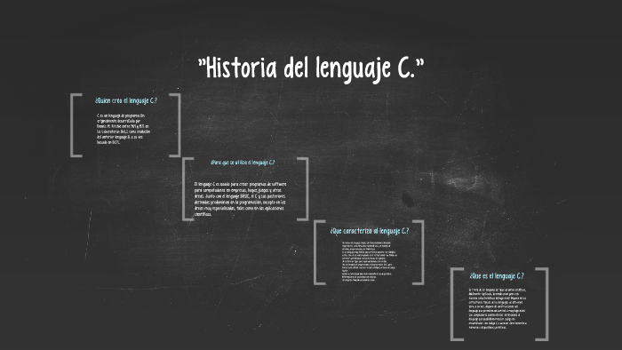 "Historia del lenguaje C." by Paola Ortiz on Prezi