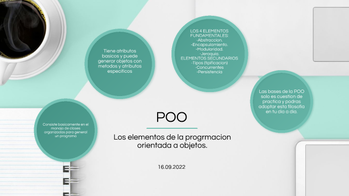 LOS ELEMENTOS DE LA POO by Dafne Sanchez on Prezi