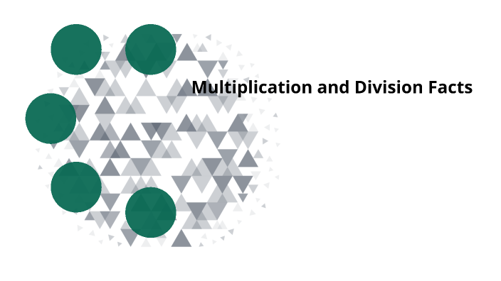 Multiplication and Division Facts by Shelia McCuller on Prezi