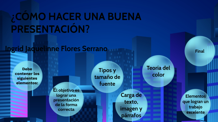 ¿Cuál es la forma correcta de hacer una buena presentación? by INGRID ...