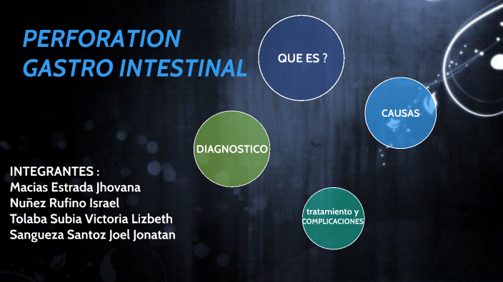 perforacion gastro intestinal by Núñez Israel on Prezi