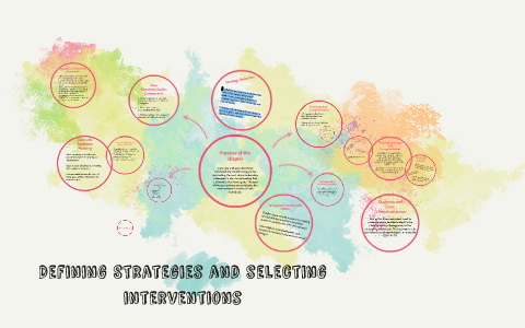 Defining Strategies and selecting interventions by Glory Cassagnol on Prezi