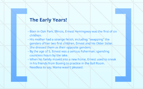 Ernest Hemingway Timeline by Liam Wolfe on Prezi