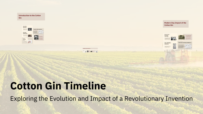 Cotton Gin Timeline by braden mullins on Prezi