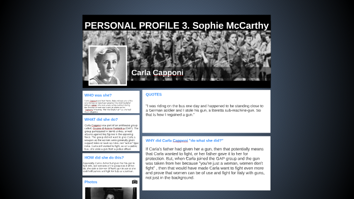 Carla Capponi by Sophie McCarthy on Prezi