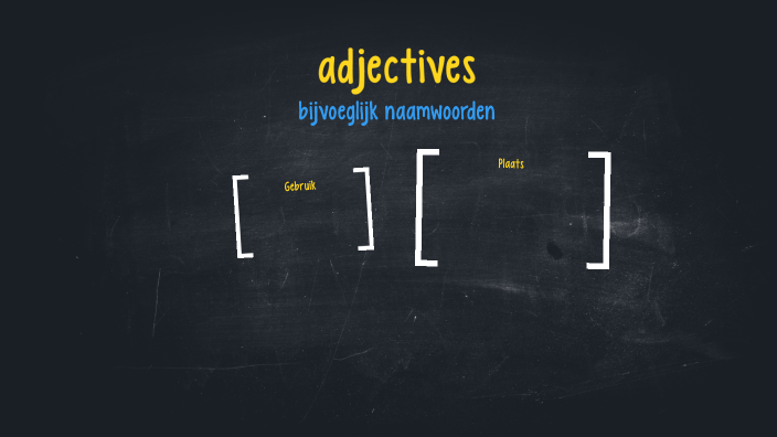 Adjectives by Mister Sebel on Prezi