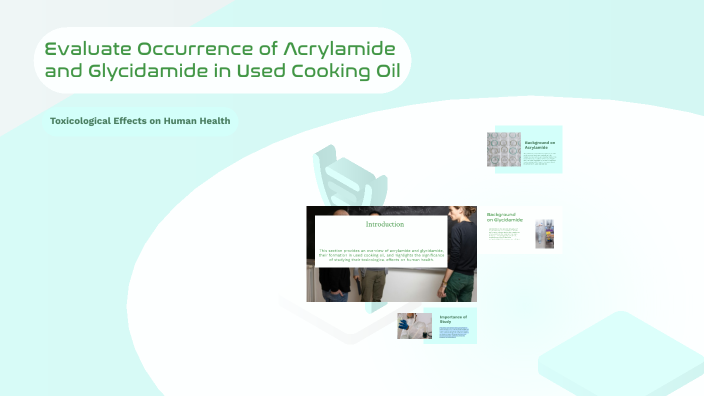 Evaluate Occurrence of Acrylamide and Glycidamide in Used Cooking Oil ...