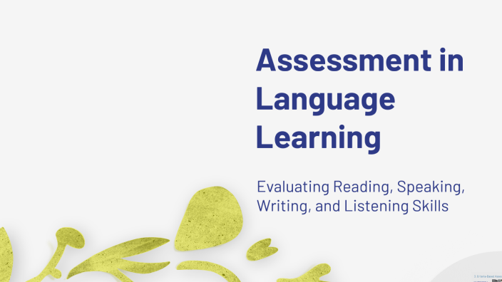 Assessment in Language Learning by jia karami on Prezi