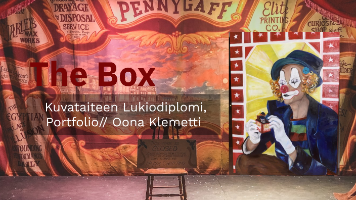 Kuvataiteen lukiodiplomi 2023- Portfolio The Box by Oona Ilona Klemetti ...