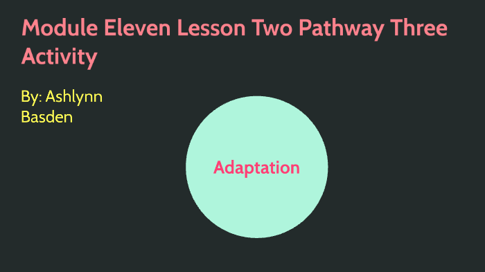 Module Eleven Lesson Two Pathway Three Activity by Ashlynn Basden on Prezi
