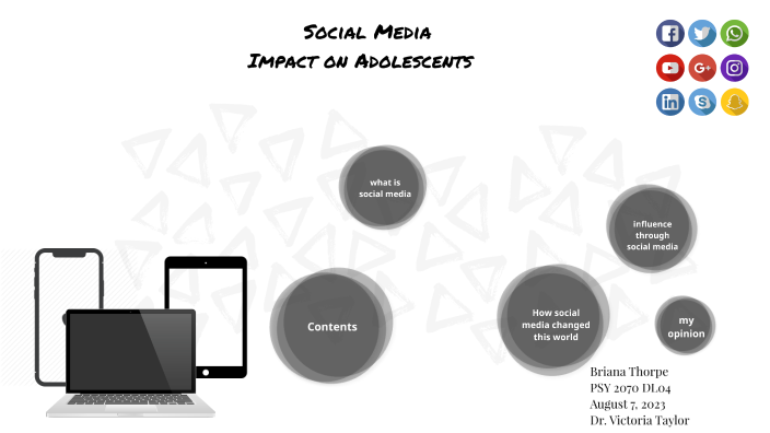 The Role of Social Media in Shaping Adolescent Self-Identity by Bri ...