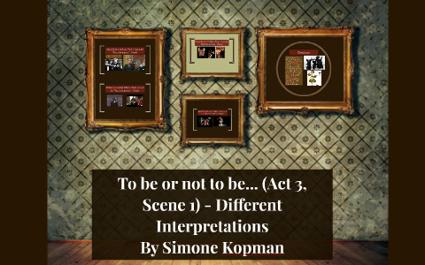 Get Thee to a Nunnery Scene - Different Interpertations by Simone ...