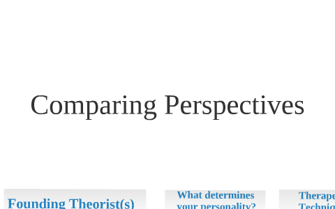 Comparing Perspectives by Amy Koch on Prezi