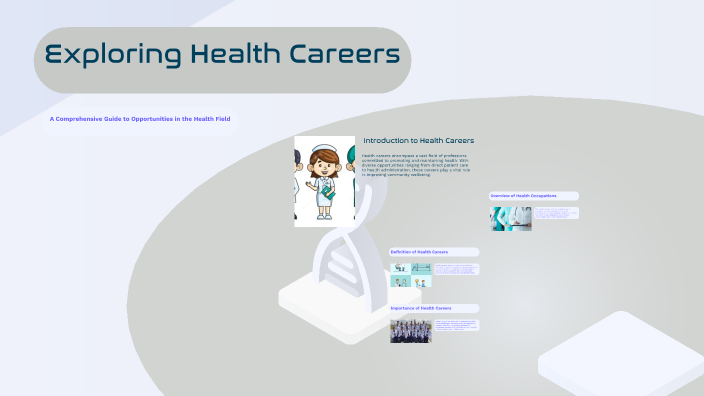 Exploring Health Careers by g g on Prezi