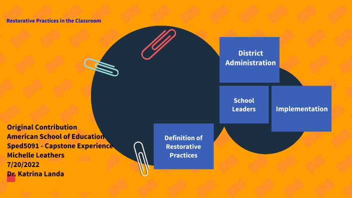Restorative Practices in the Classroom by Michelle Leathers on Prezi