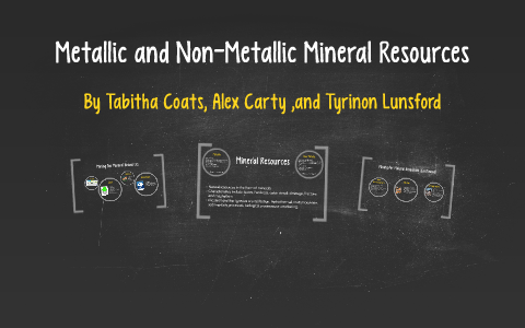 Metallic and Non-Metallic Mineral Resources by Tabitha Coats on Prezi