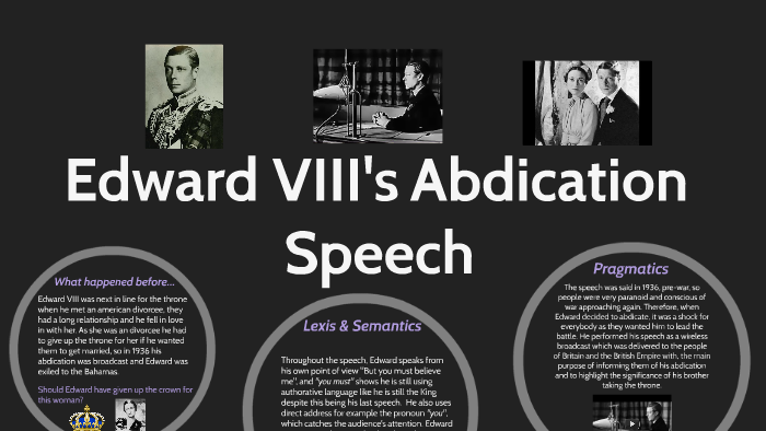 Edward VIII's Abdication by Holly Bolan on Prezi