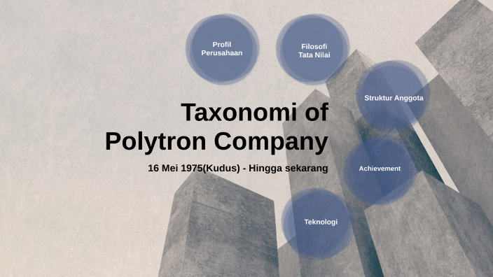 Taxonomi of Polytron Company by MOHAMMAD SULTAN FAIZAL ALWAN on Prezi