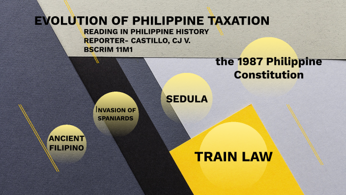 EVOLUTION OF PHILIPPINE TAXATION by Christine Castillo on Prezi