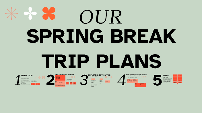 SPRING BREAK TRIP PLANS by Ashley Mccollum on Prezi