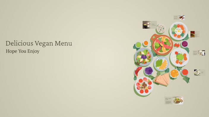 Delicious Vegan Menu by Bob Ross on Prezi