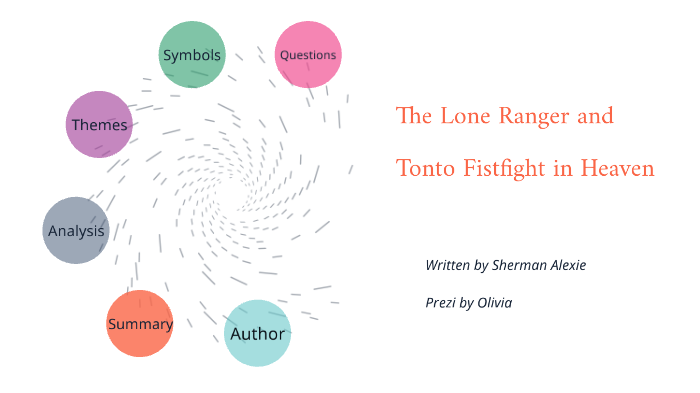 The Lone Ranger and Tonto Fistfight in Heaven by Olivia Everhart on Prezi