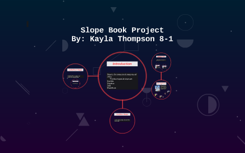 Slope Book Project by Kayla Thompson on Prezi