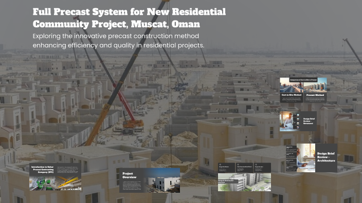 Full Precast System for New Residential Community Project, Muscat, Oman ...