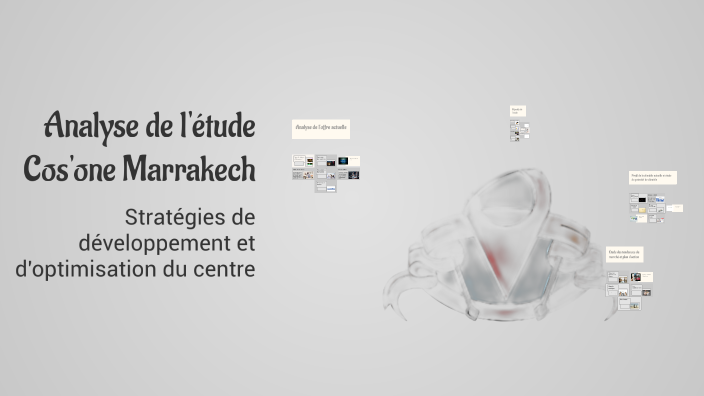 Analyse de l'étude Cos'one Marrakech by karima JAIDI on Prezi