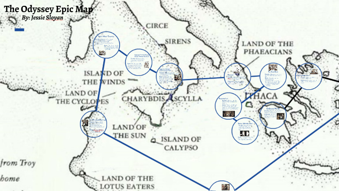 The Odyssey Epic Map by Jessie Sloyan on Prezi