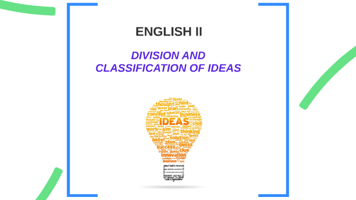 DIVISION AND CLASSIFICATION OF IDEAS by Any Jeanol Gramcsi on Prezi